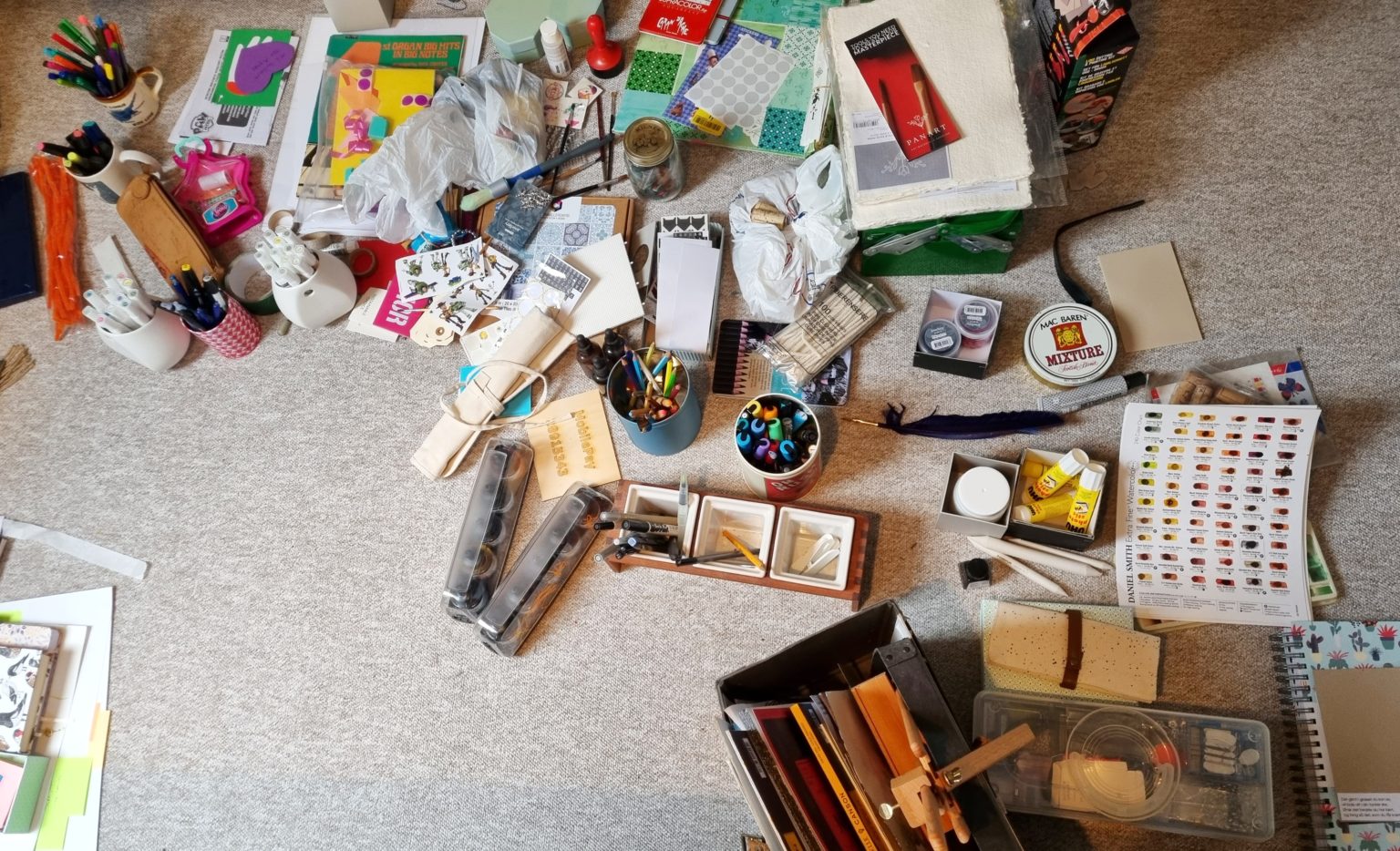 5 tips on decluttering your arts and craft supplies - camilladamsboart.com